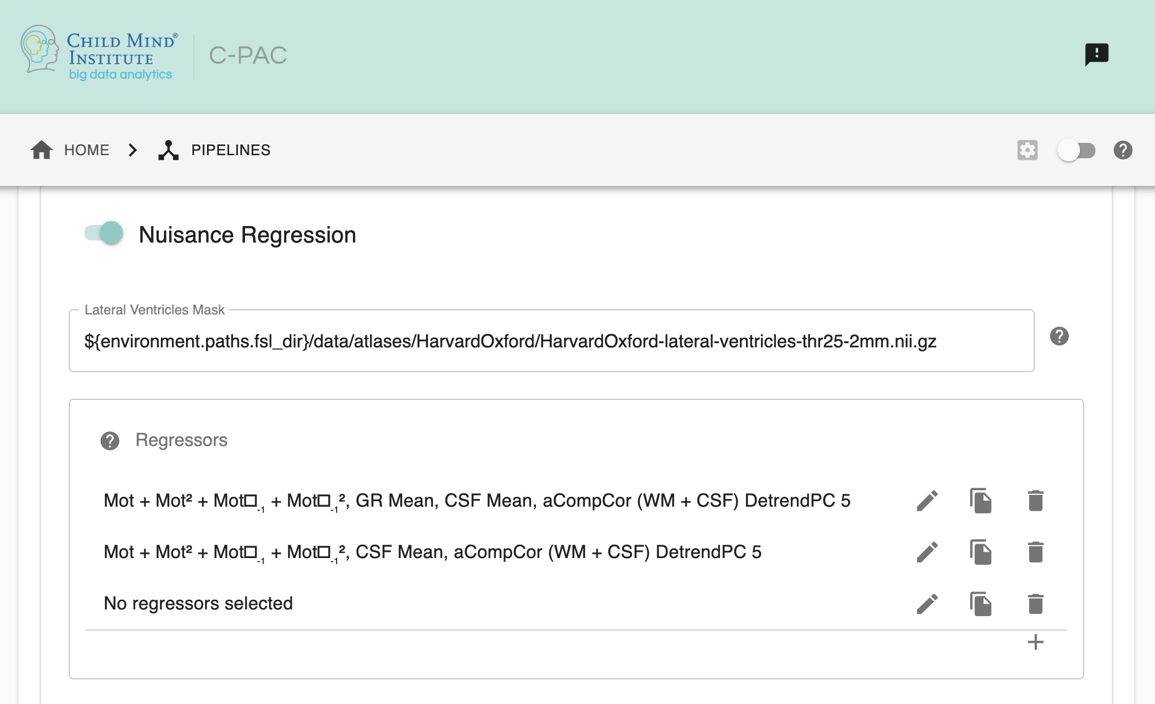 Nuisance Signal Regression - C-PAC 1.8.7.dev1 Beta documentation